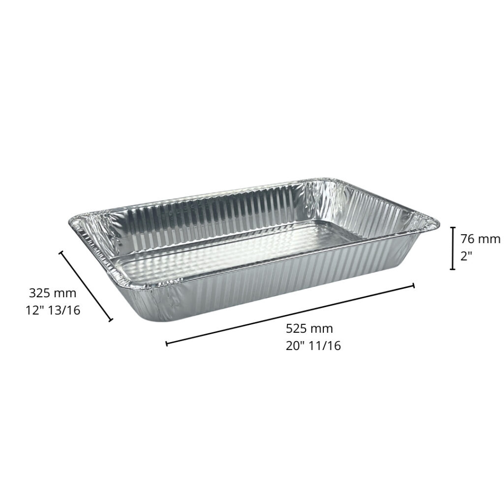 Rectangular Standard Aluminum Container 1 (Full) 9700ML 0970082050 - Talthi