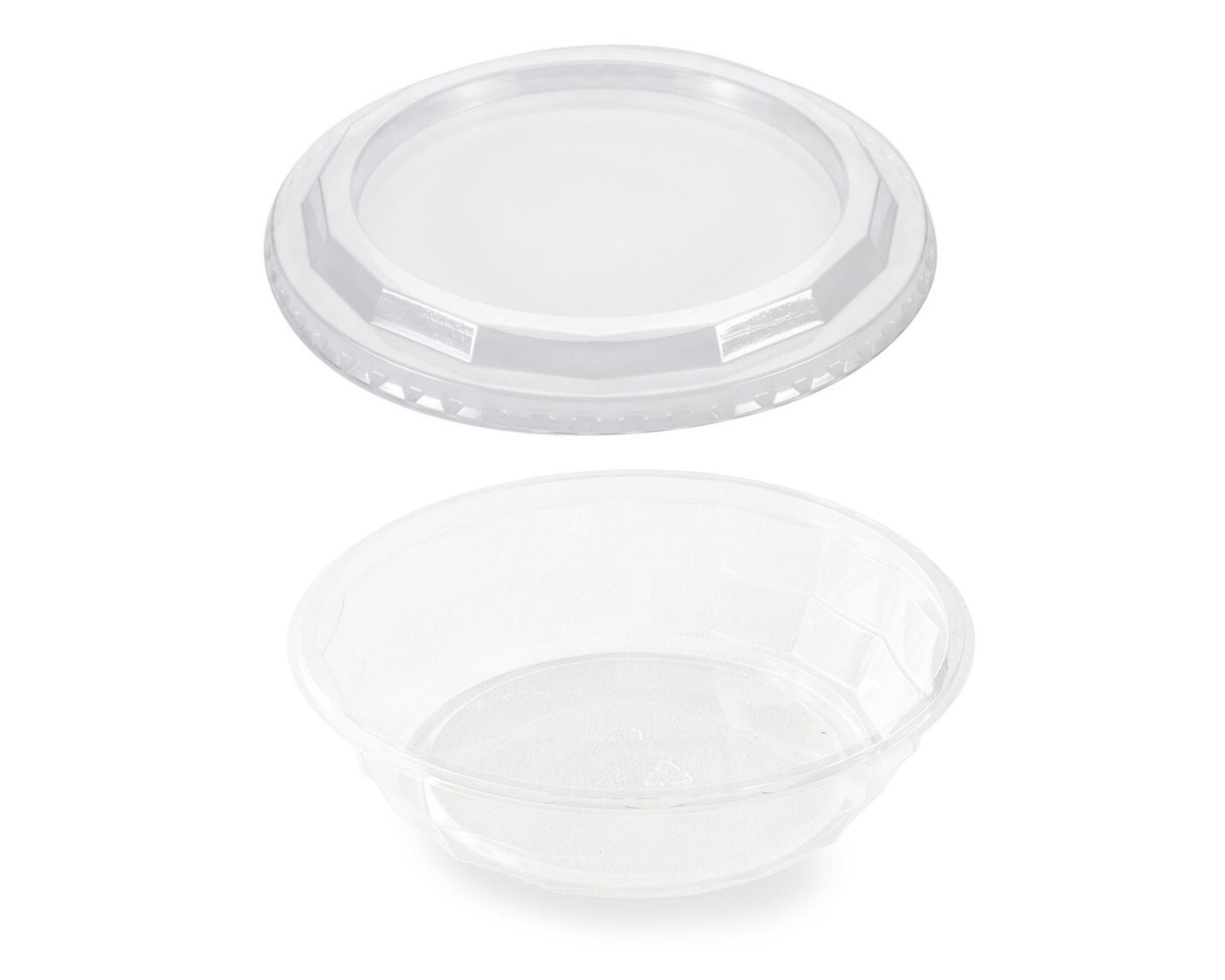 Round RPET Container Diamond Bowl 714ML Combo 150/150 6202550150 - Talthi